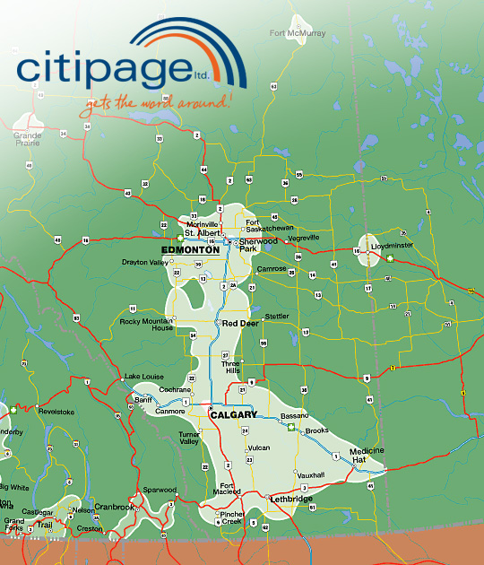 MediPage Critical Messaging Solutions | Wide-Area Coverage Map
